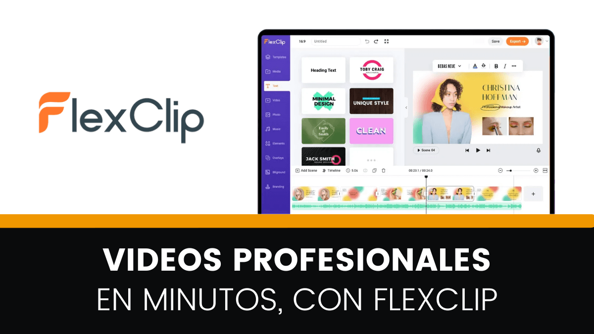 FlexClip: herramienta todo en uno para video marketing - Franco Giardina